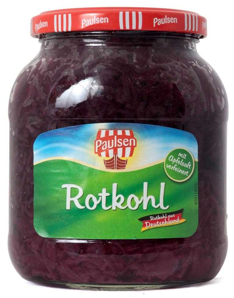 Paulsen Rotkohl 720 ml | Rotkohl | Alfred Paulsen