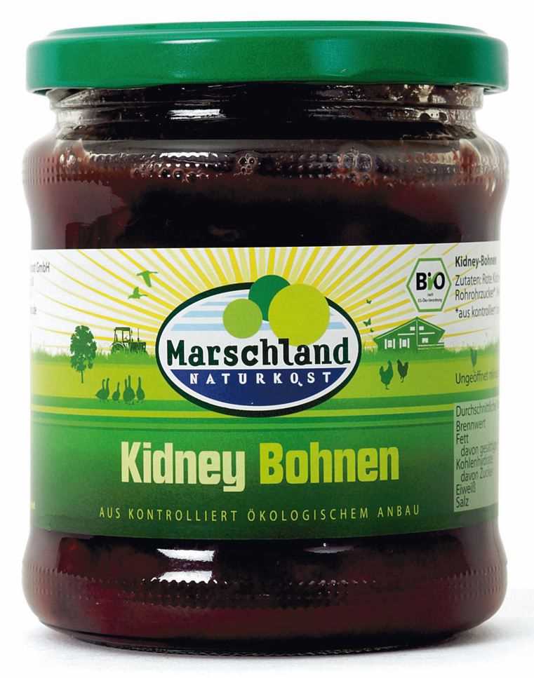Marschland Bio-Kidneybohnen 370 ml | Kidneybohnen | Hülsenfrüchte ...