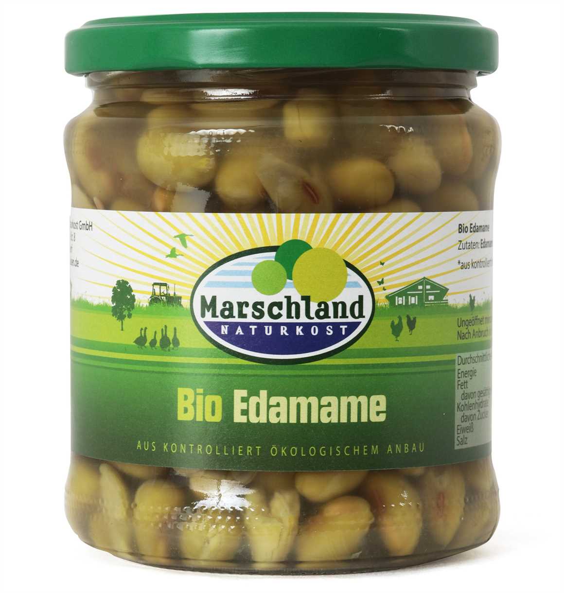 Marschland Bio-Edamame 370 ml | Asia Gemüse | Gemüse | Alfred Paulsen