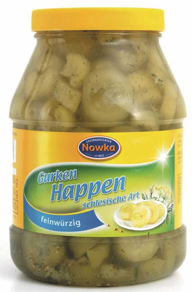 Nowka Gurken-Happen schlesische Art 2.400 ml | geschnittene Gurken ...