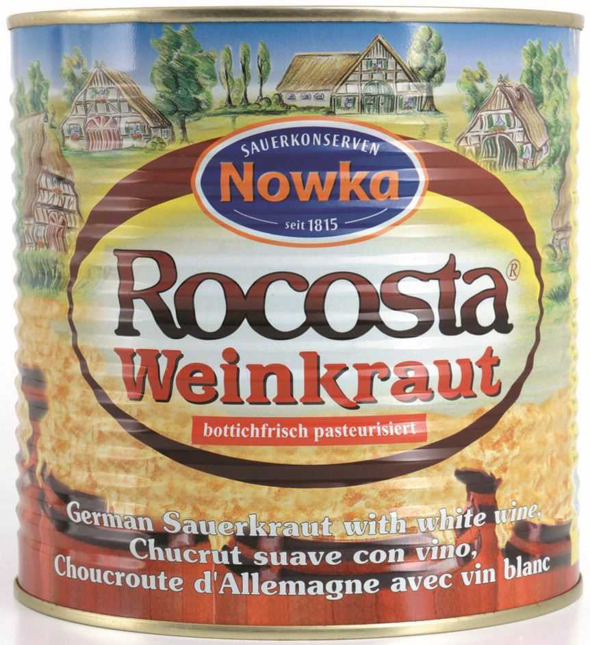 Nowka Rocosta Weinkraut 10.200 ml | Weinkraut | Sauerkraut | Alfred Paulsen